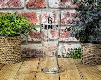Engraved Bulmers Pint Glass. Personalised With Your Message. | Etsy
