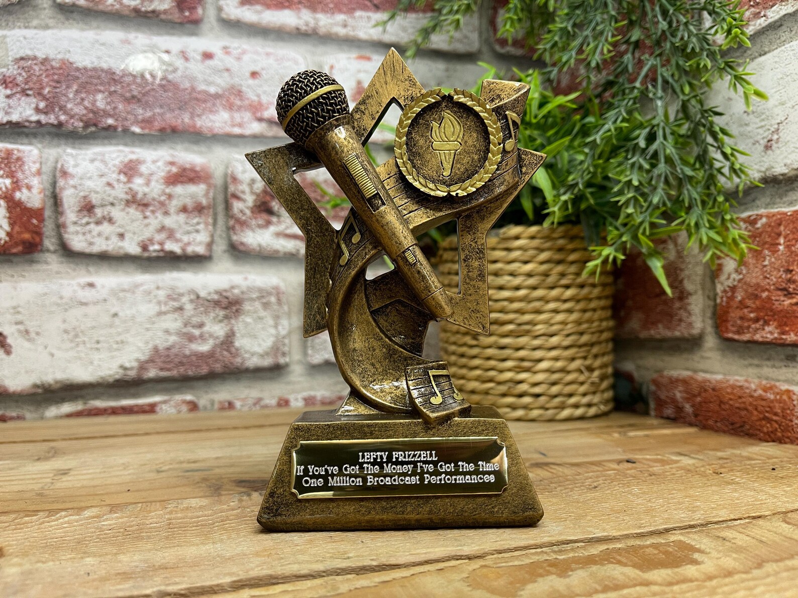 Music Trophy! Perfect for Your Own Talent Show or Party! Engraved FREE ...