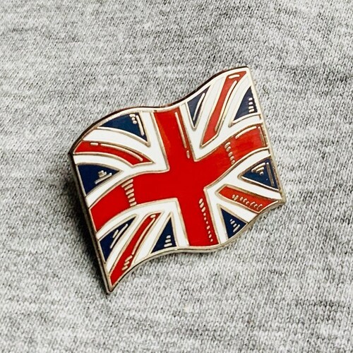 British Flag Pin Badge - Etsy