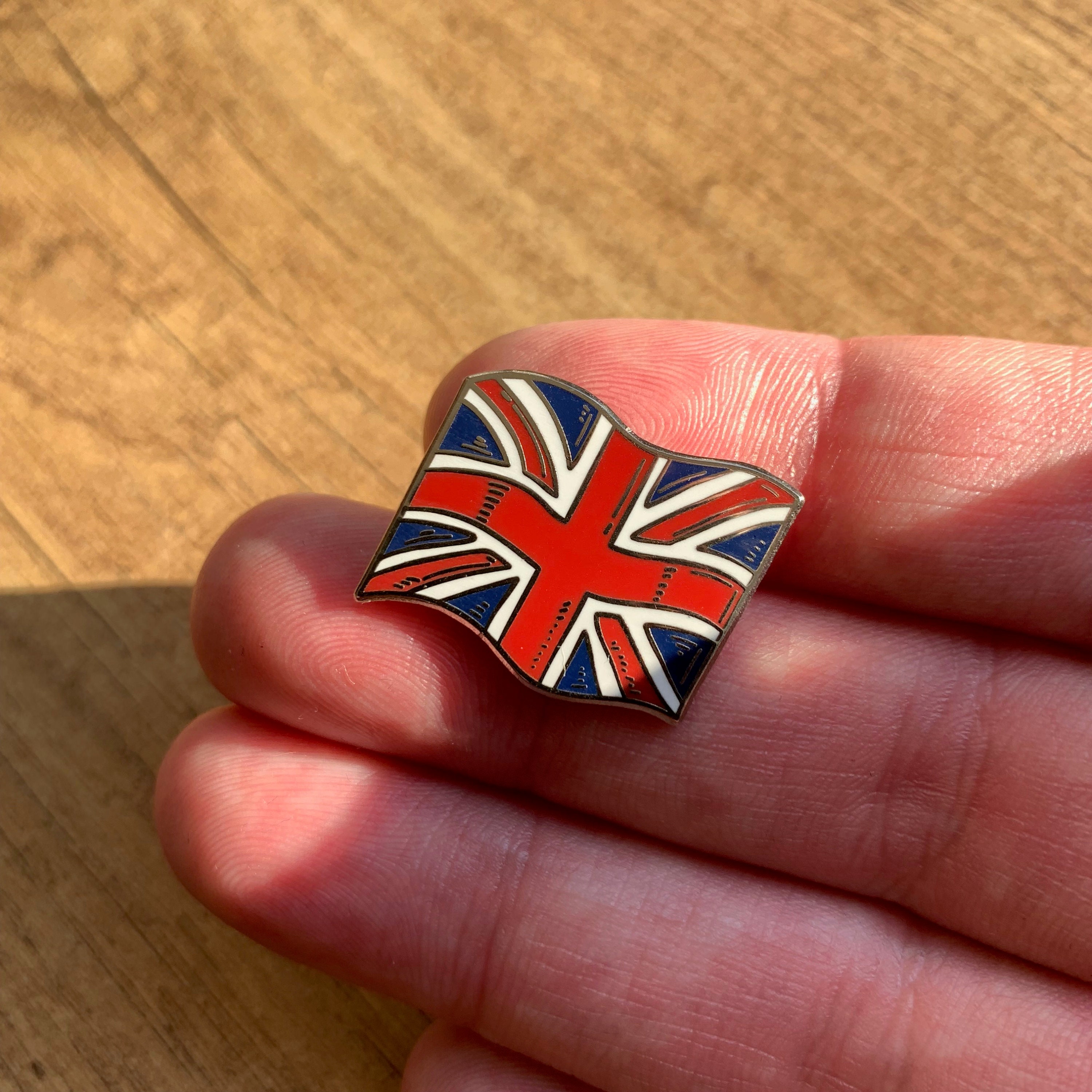 British Flag Pin Badge Hard Enamel | Etsy