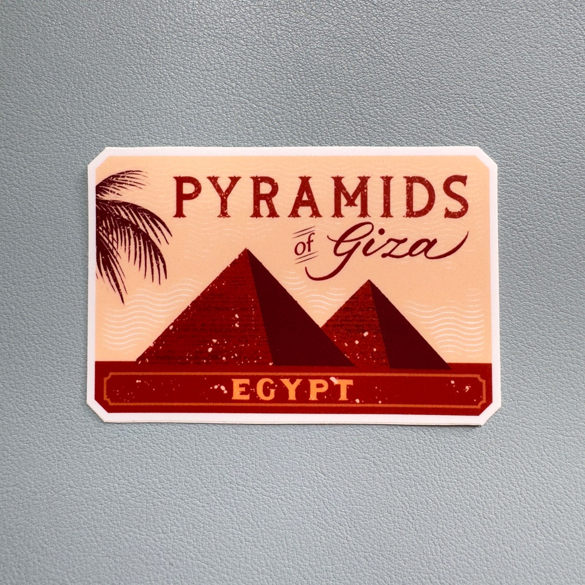 Vintage Travel Stickers Set – Hand-drawn Vinyl Destination Decals ...