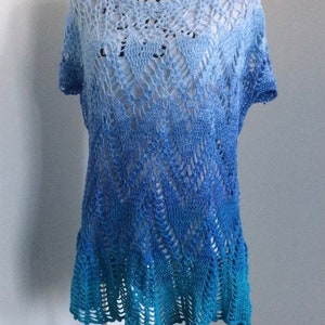 Crochet Pattern Tunic Blue Ocean DUTCH/DUTCH PATTERN - Etsy