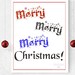 Merry Merry Christmas- Printable Download - Etsy