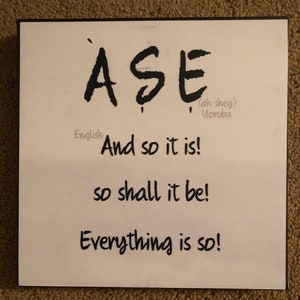 African Affirmations in Wall Art, Quote, Simple Wall Art, Unique Quote ...