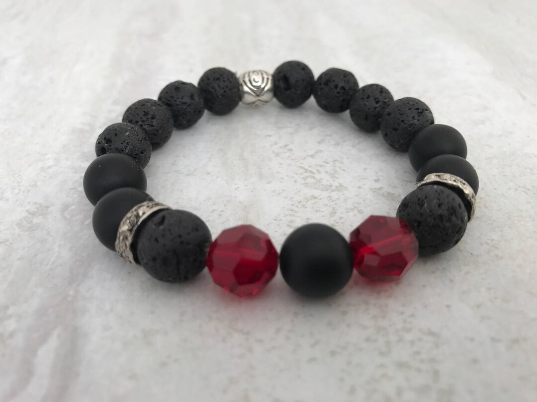 Lava Rock/diffuser Bracelet, Oil Diffuser Bracelet, Lava Rock Bracelet ...