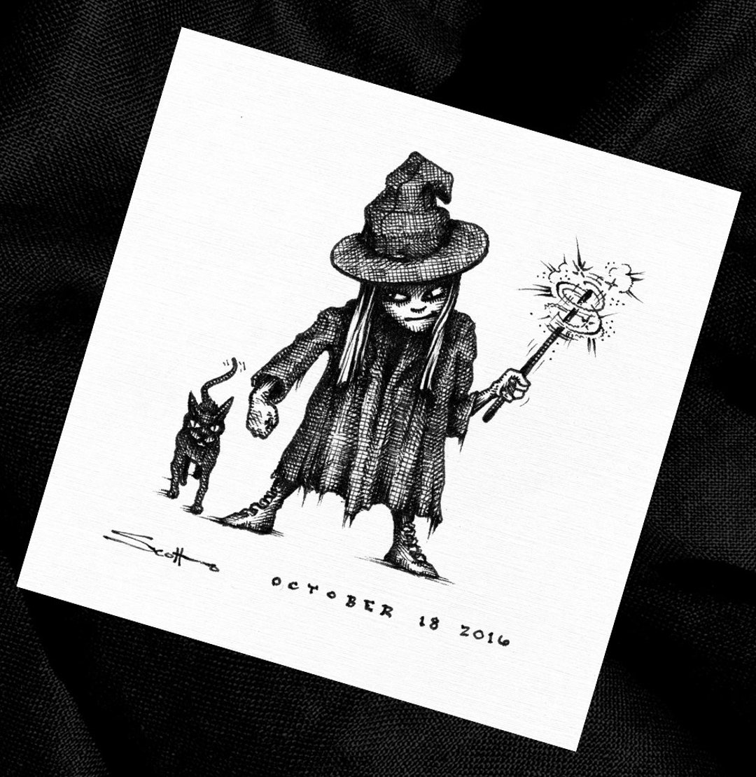 Scotto's 31 Days of Halloween, 2016 - Day 18 (digital Print of Original ...