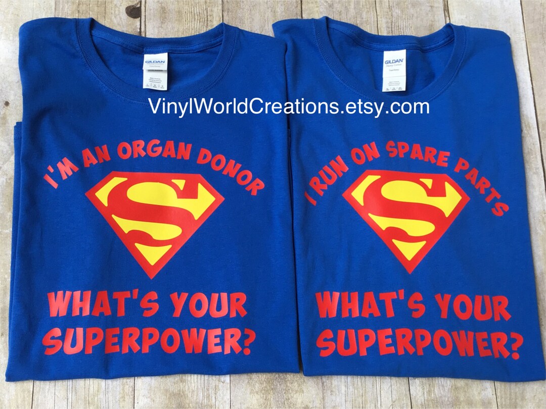 ORGAN DONOR SHIRT Set /organ Transplant Shirt /organ Donation Shirt ...
