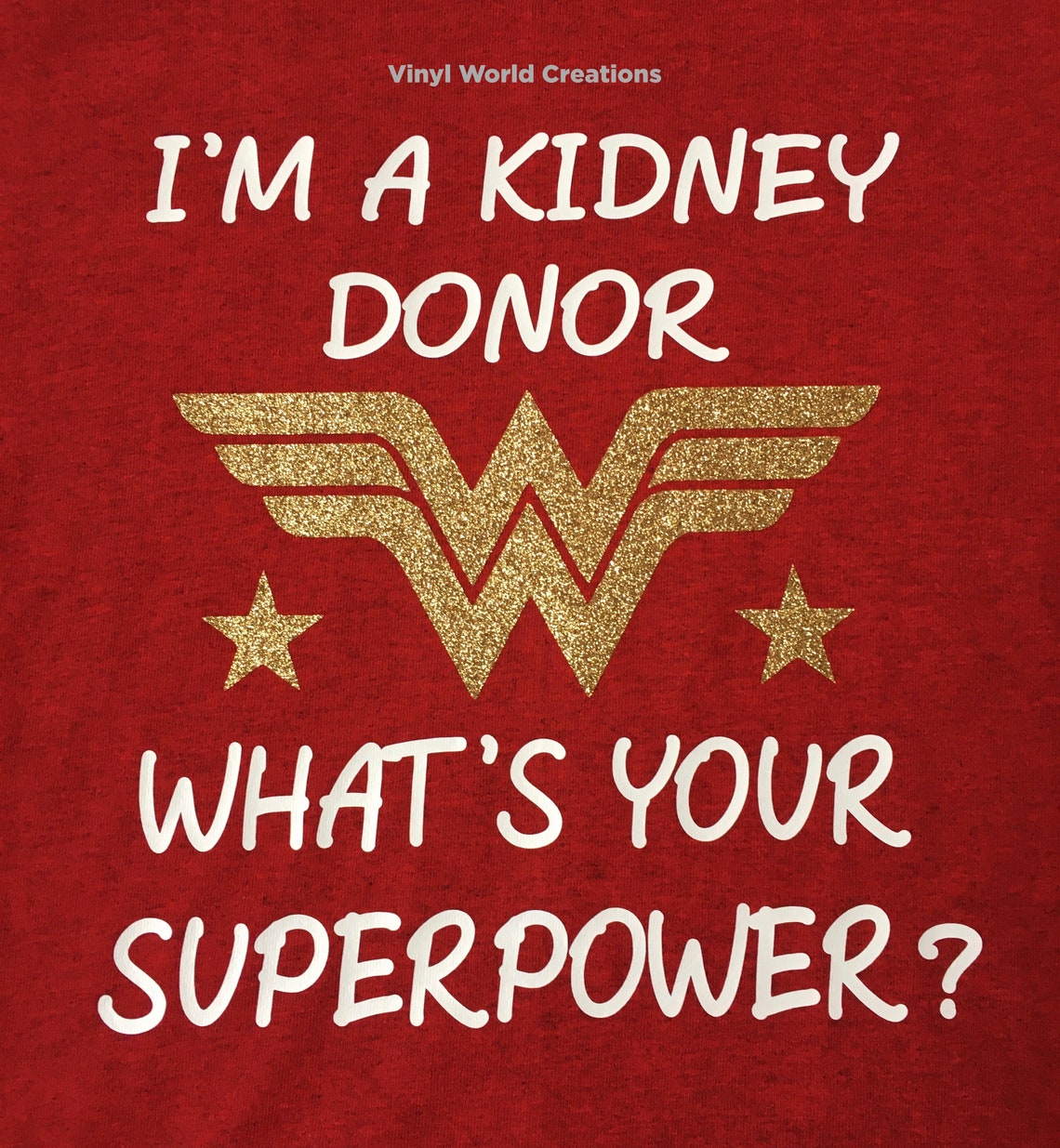KIDNEY DONOR Wonder Woman Shirt/ Organ Transplant Shirt /organ Donation ...