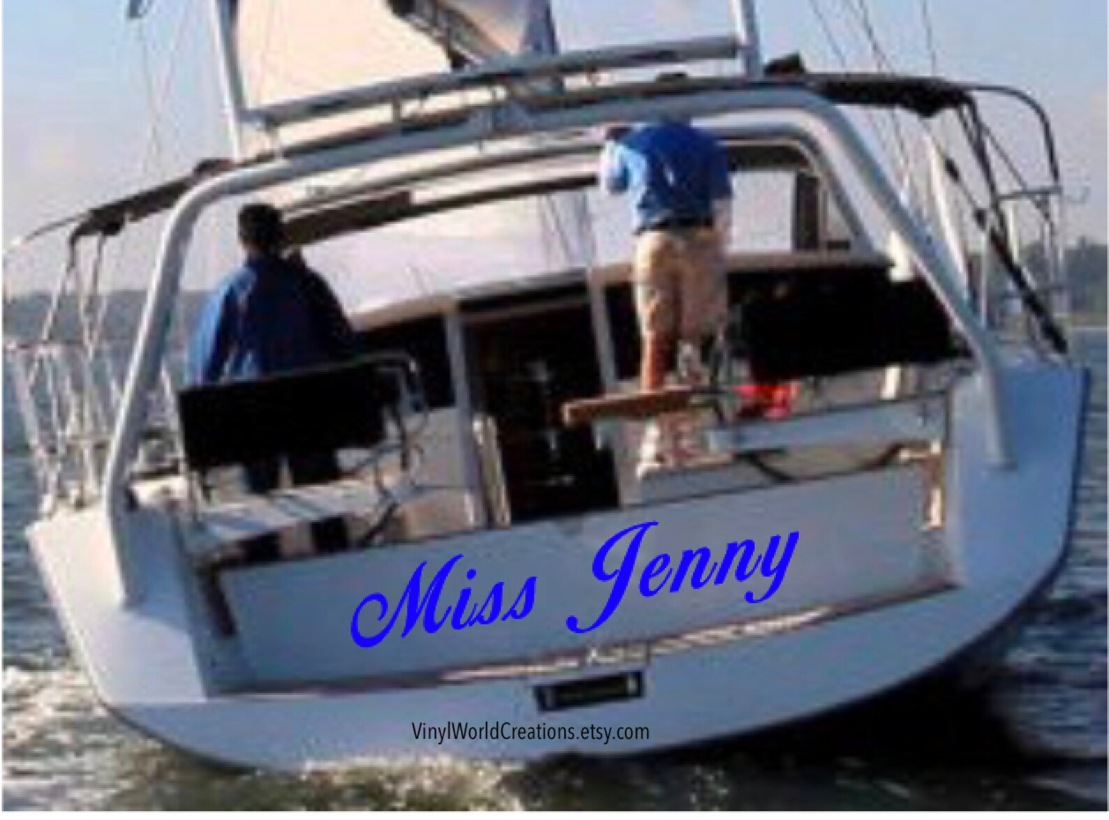 CUSTOM BOAT DECALS/ Custom Boat Decal for Yachts, Motor Boats, Pontoon ...