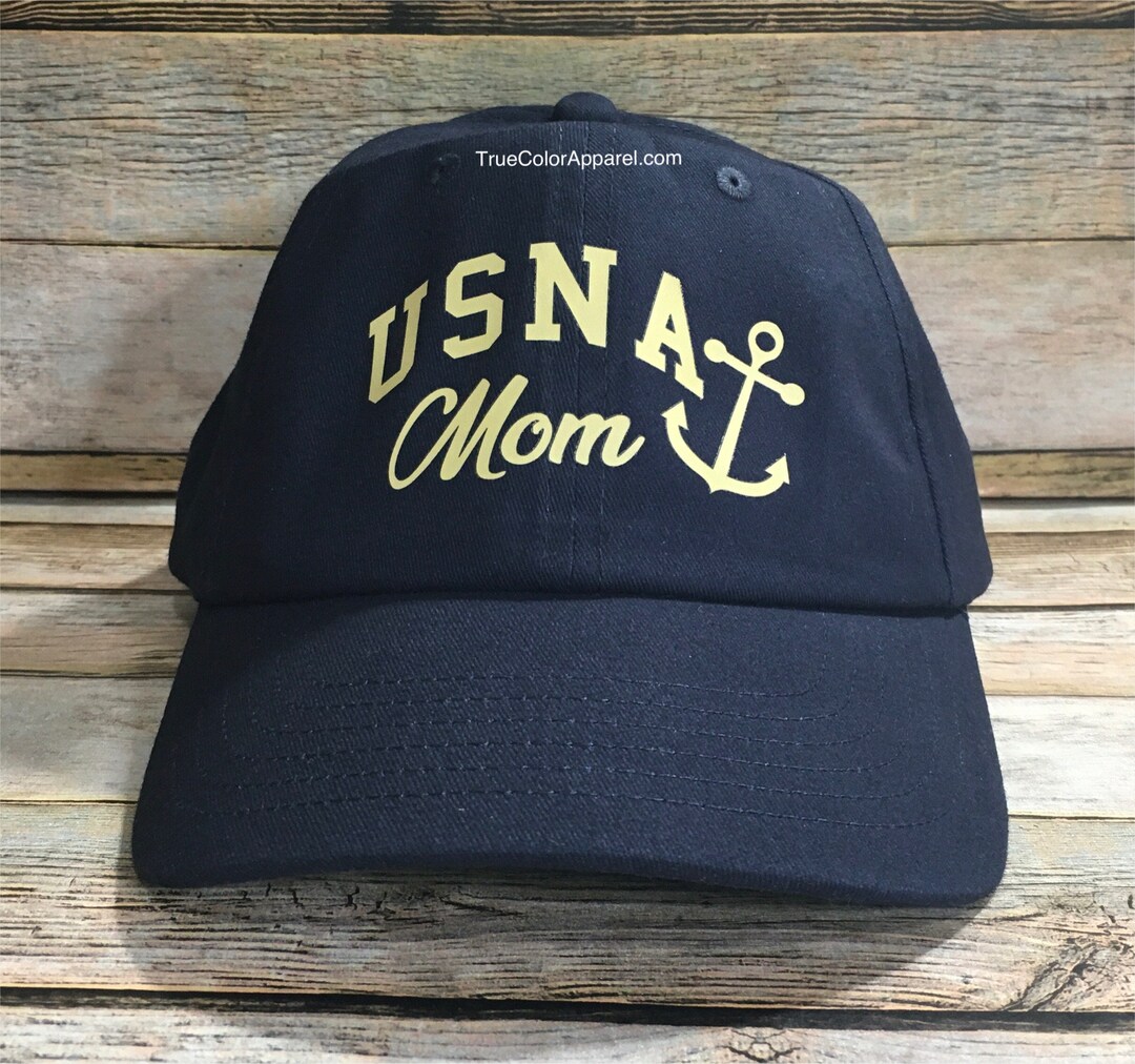 USNA Hat/ Navy Hat/ Navy Mom Personalized Cap/ Proud NAVY Mom Hat ...