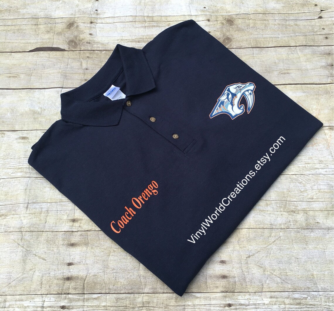 Custom Polo Shirts for Coaches/ Teachers/ Businesses/ Schools/ - Etsy