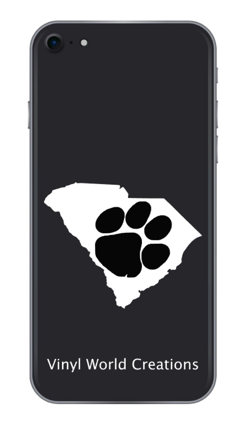 South Carolina Car Window Decal/ Clemson Decal/ Decal With - Etsy