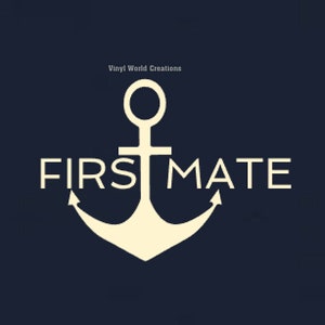 CAPTAIN and FIRST MATE Shirt Set/ Captain Shirt/ First Mate Shirt ...