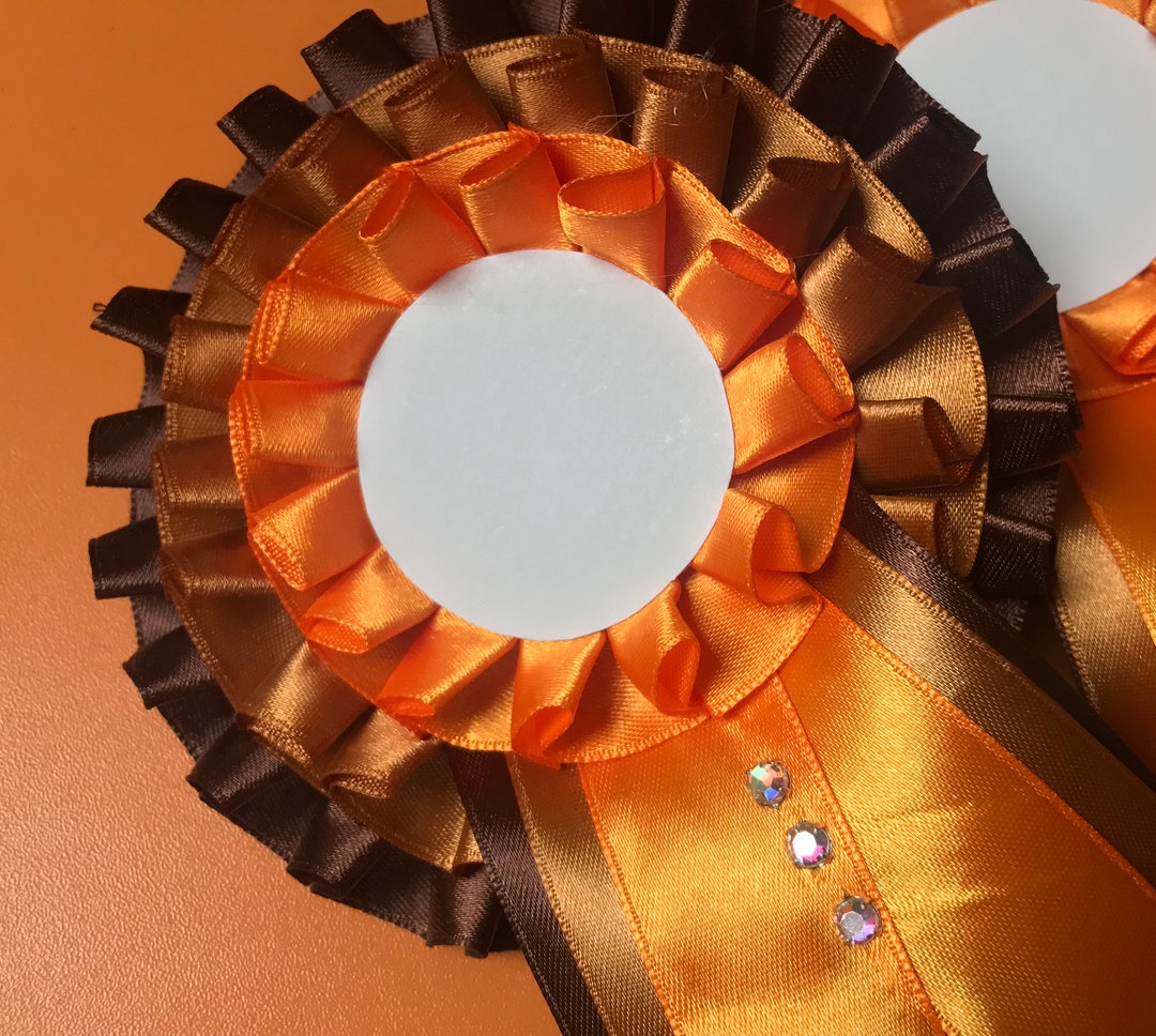 Set of 3 Rosettes, for Pets, Cats, Dogs and Horses, Party Ribbon or ...