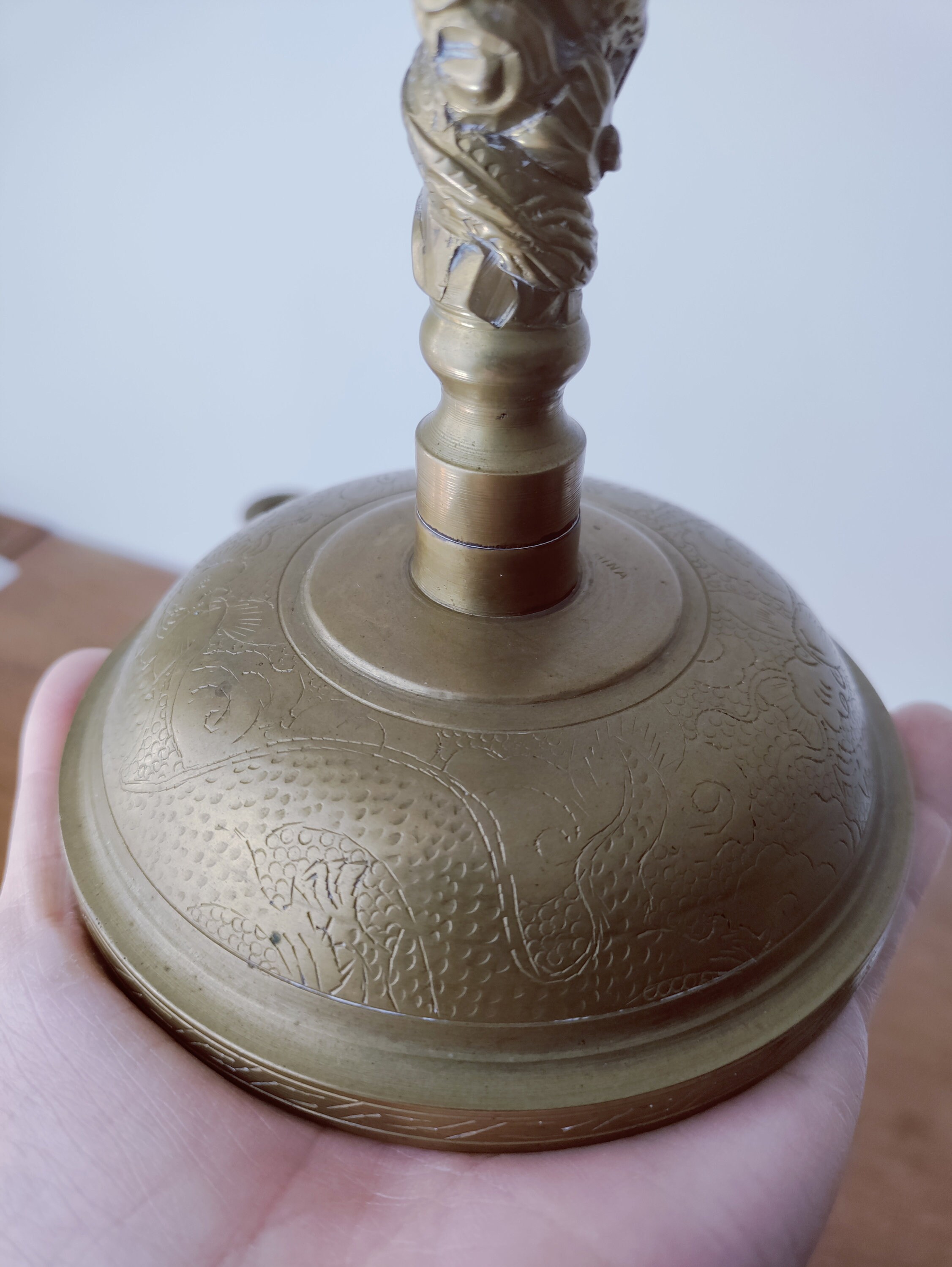 Vintage Antique Brass Ornate Dragon Candlestick Holders Set of 2 - Etsy