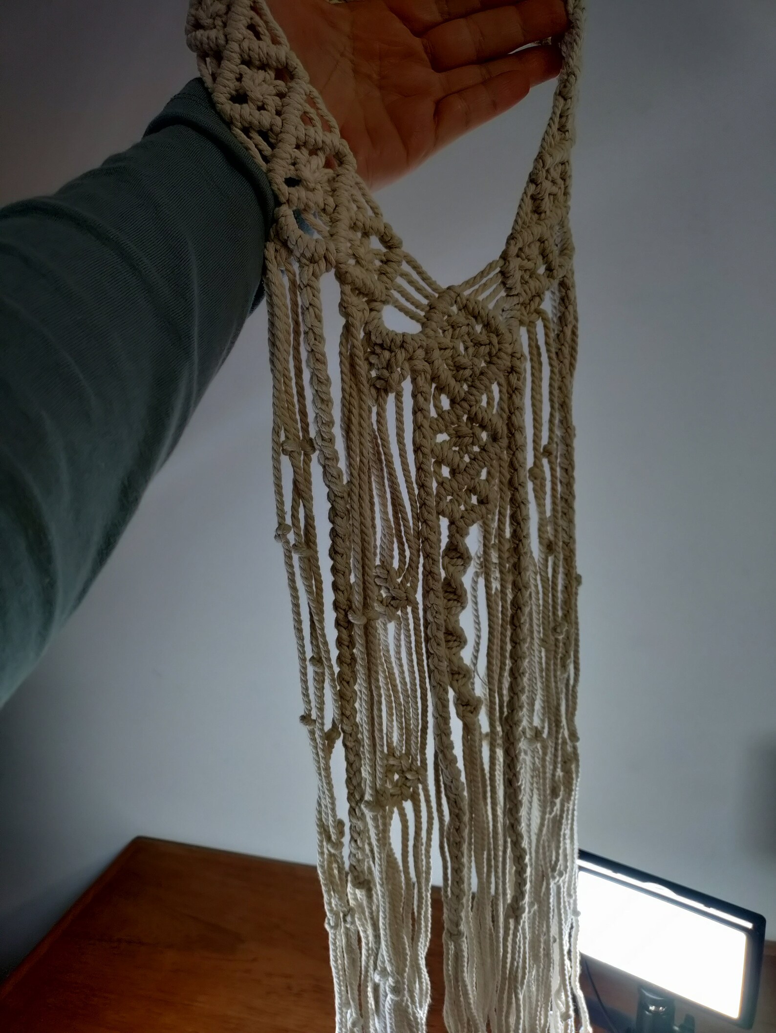 Macrame Head Piece Bohemian Boho Wedding Music Festival Attire Hand ...