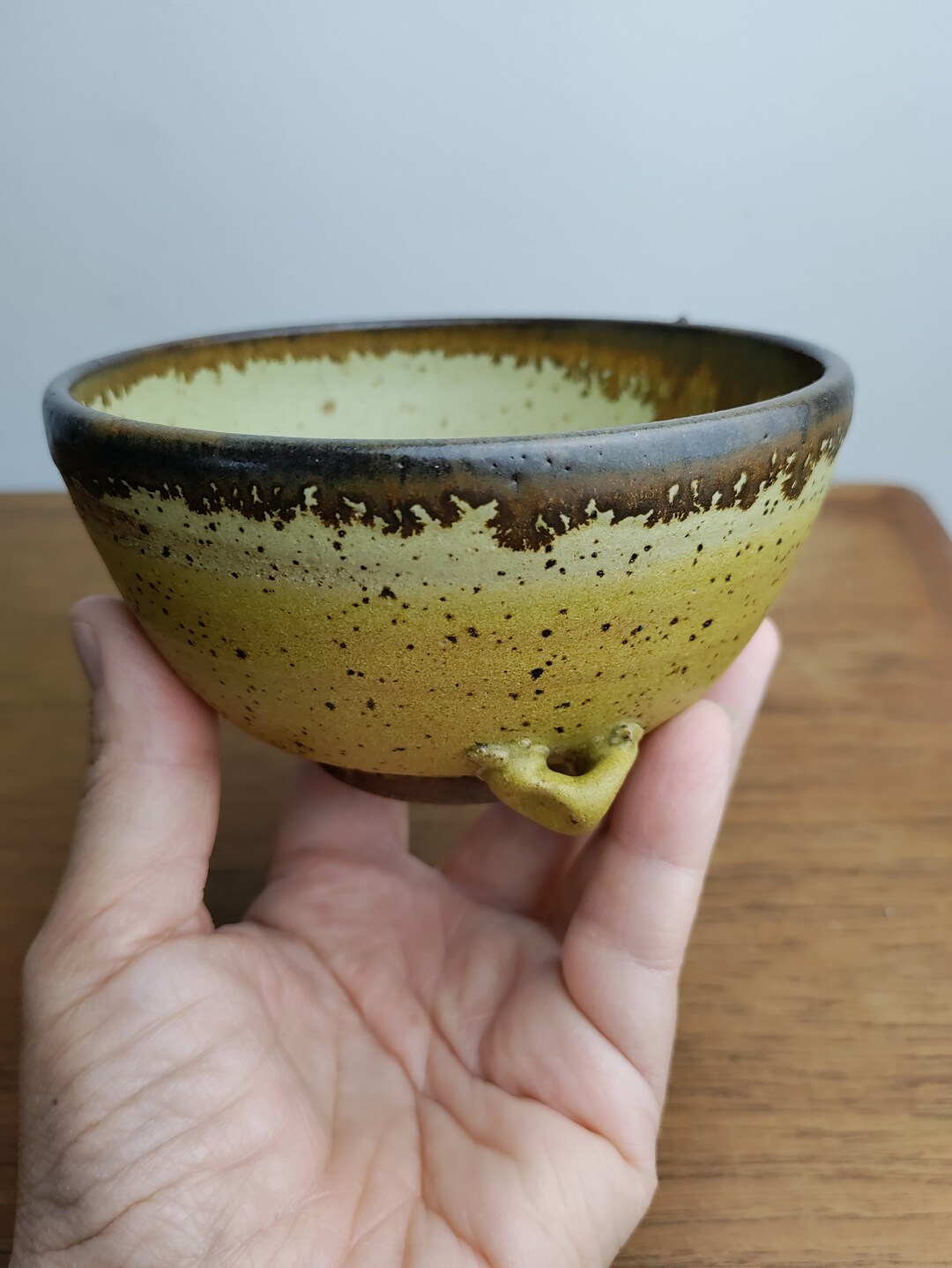 Doug Kobs Pottery Bowl Rust Speckled Stoneware Dish Signed D KOBS - Etsy