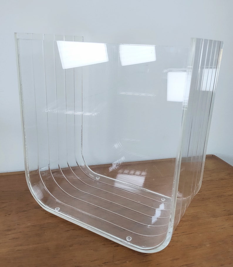 Vintage Clear Lucite Bathroom Accessories - Etsy