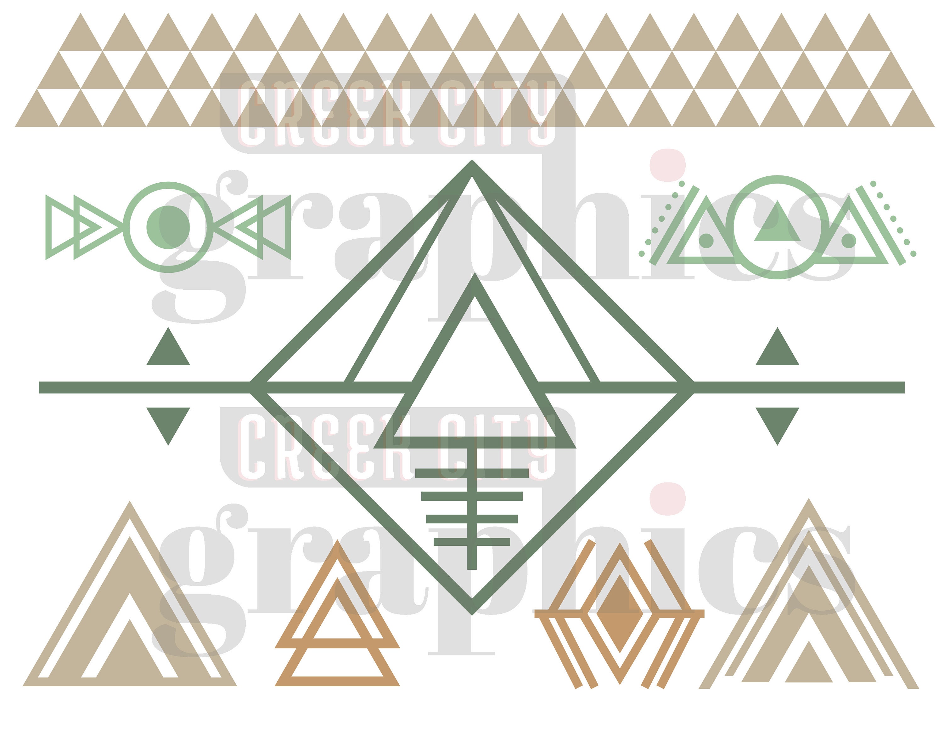 Southwest Desert Designs Set 1 - Geometric Shapes - SVG • PNG • EPS Cut ...