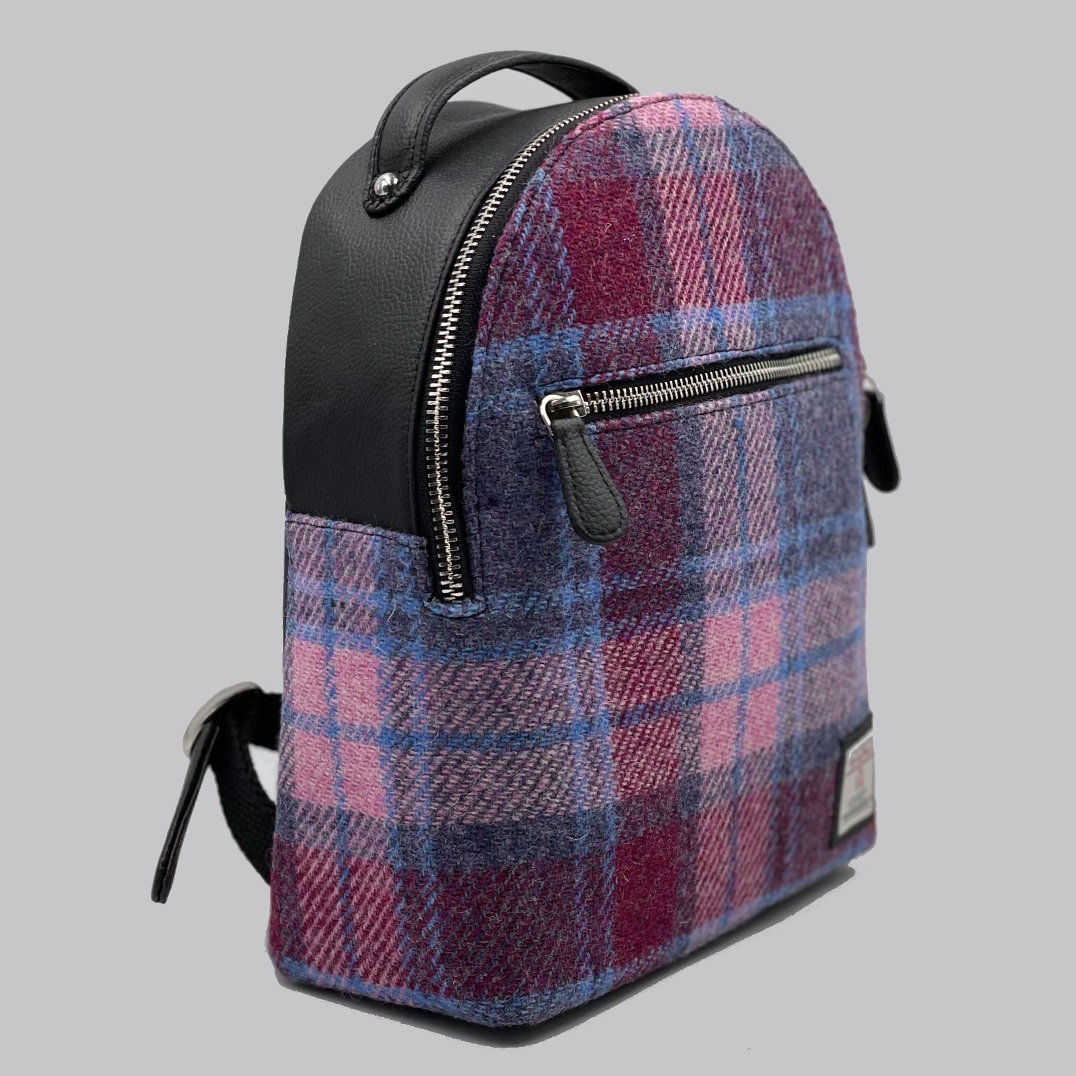 Harris Tweed Mini Backpack Purse Pastel Pink Harris Tweed - Etsy UK
