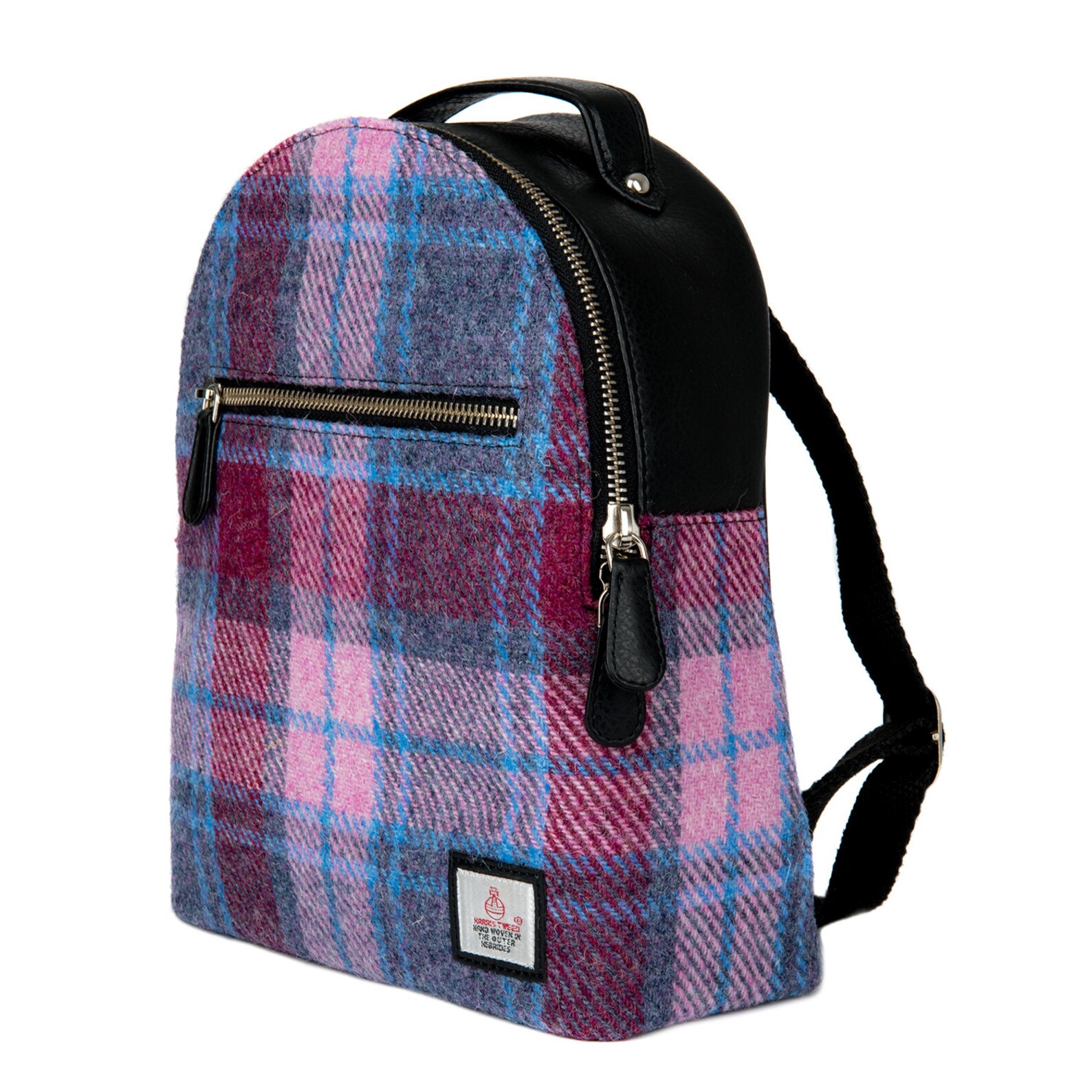 Harris Tweed Mini Backpack Purse Pastel Pink Harris Tweed - Etsy UK
