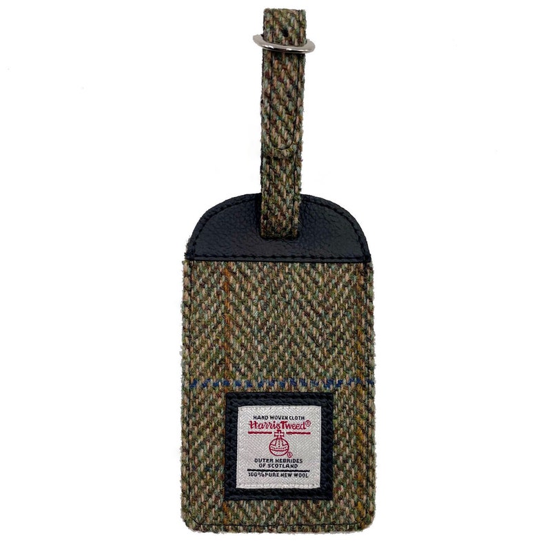 Harris Tweed Luggage Tag - Etsy