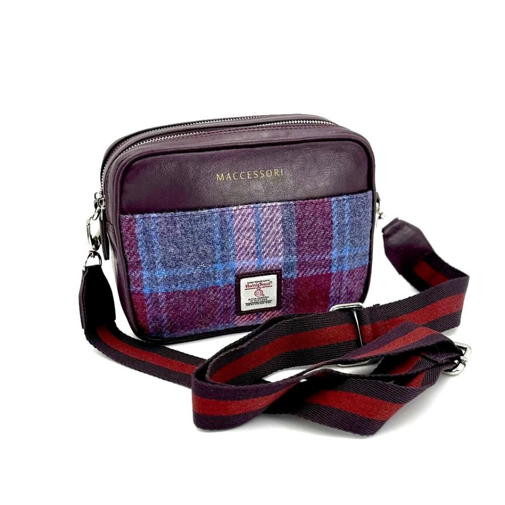 Harris Tweed Camera Bag in Stunning Pastel Pink Tweed - Etsy
