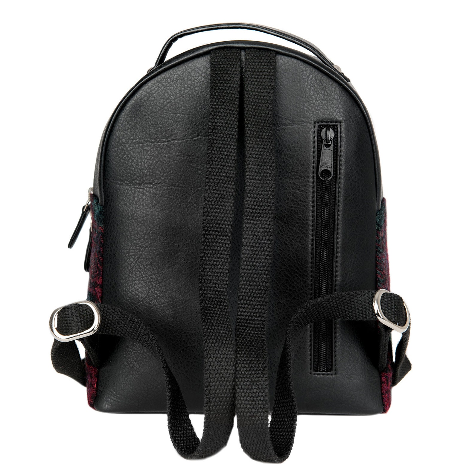 Harris Tweed Mini Backpack Purse - Pastel Pink Harris Tweed - Small ...