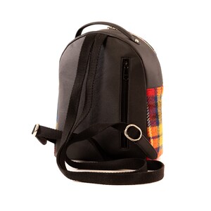 Small Backpack Purse in Yellow Harris Tweed - Mini Backpack Purse ...