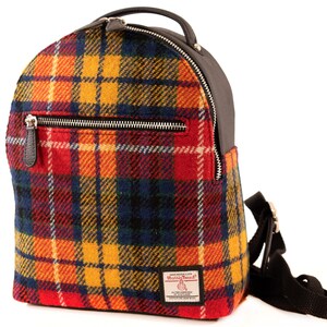 Small Backpack Purse in Yellow Harris Tweed - Mini Backpack Purse ...