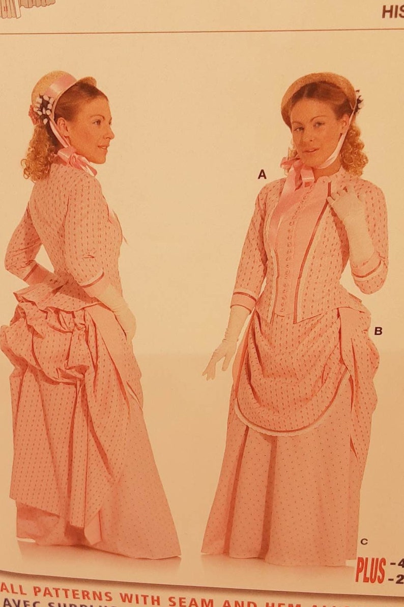 Victorian Steampunk Dress Costume Sewing Pattern Burda 7880 - Etsy