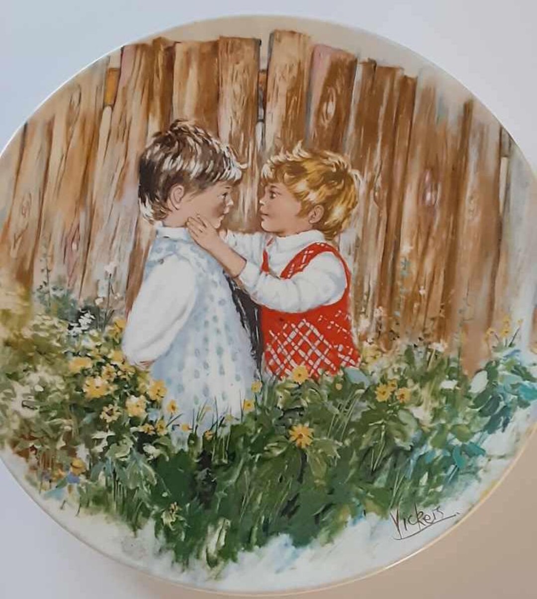 Vintage 1981 Wedgwood Mary Vickers Be My Friend Collector Plate - Etsy