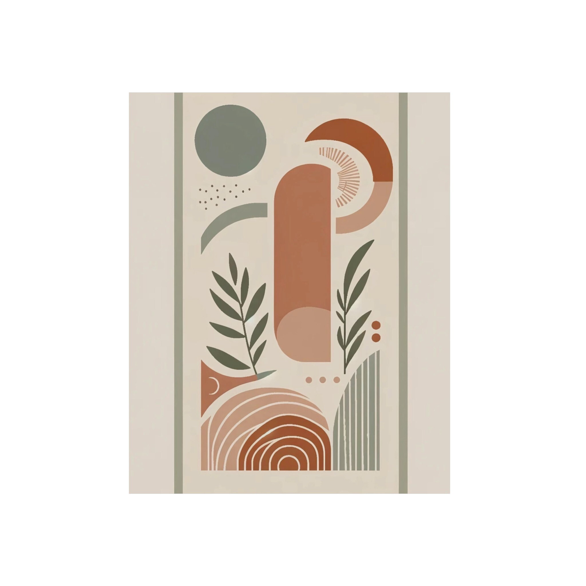 Minimalist Boho Art With Geometric Shapes Boho Art, Minimalist ...