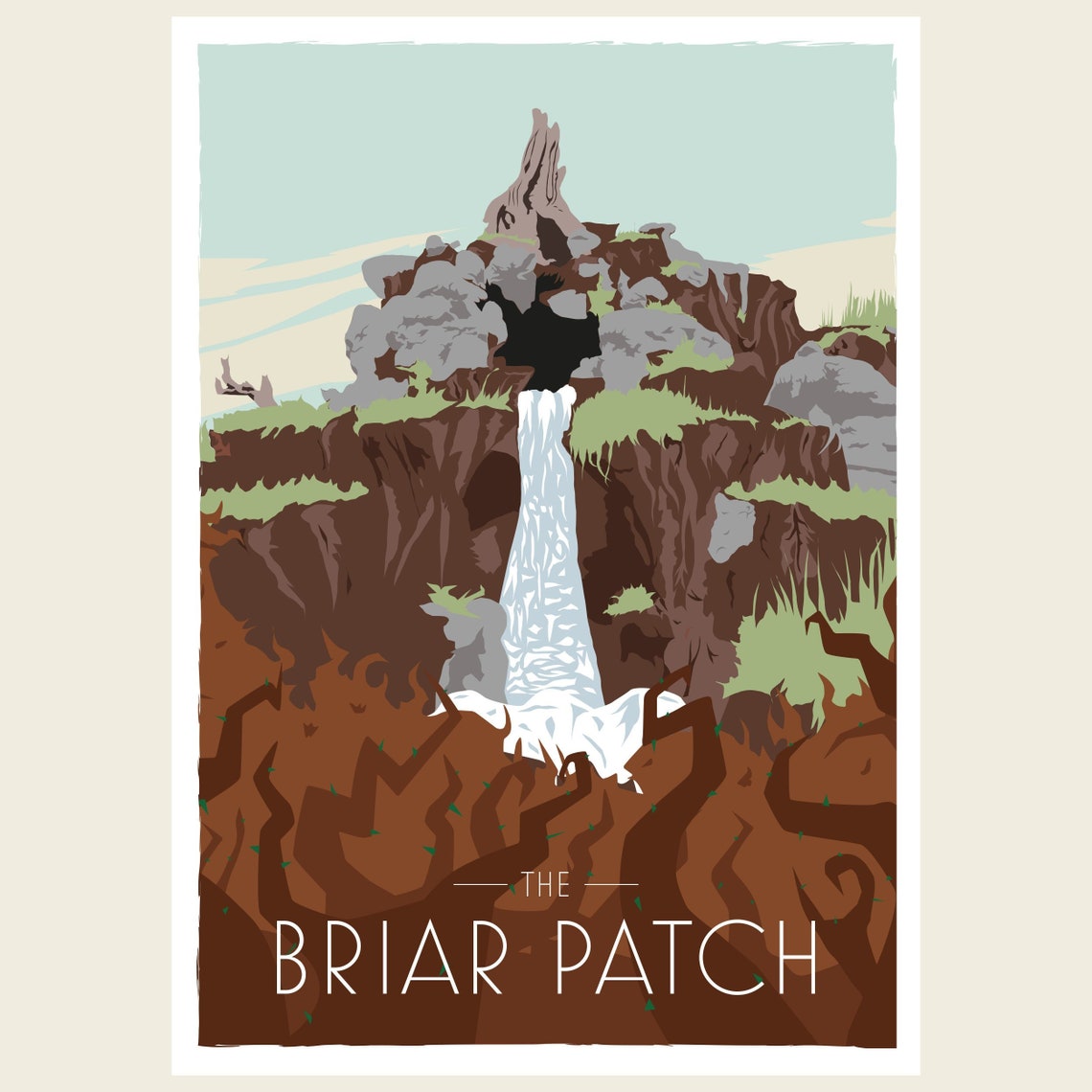 The Briar Patch Disney Splash Mountain Inspired Print - Etsy