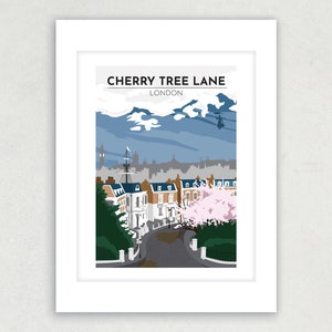 Cherry Tree Lane | Mary Poppins Inspired Print - Poster - Etsy