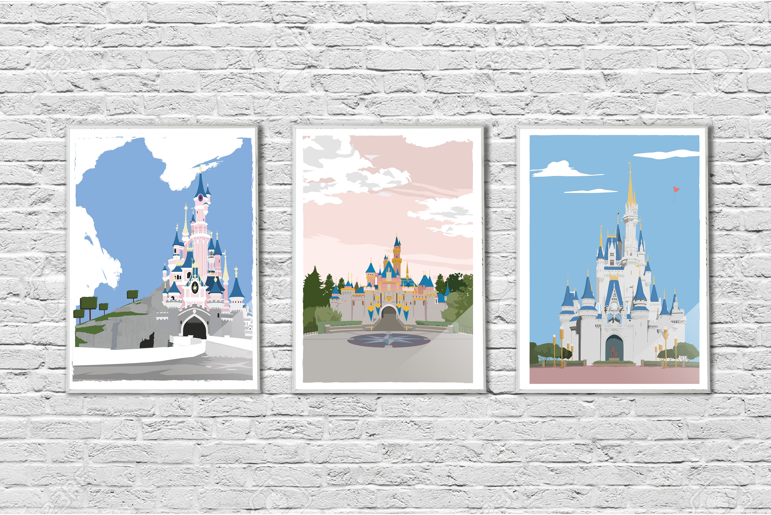 The Posters Of Disney World Castle