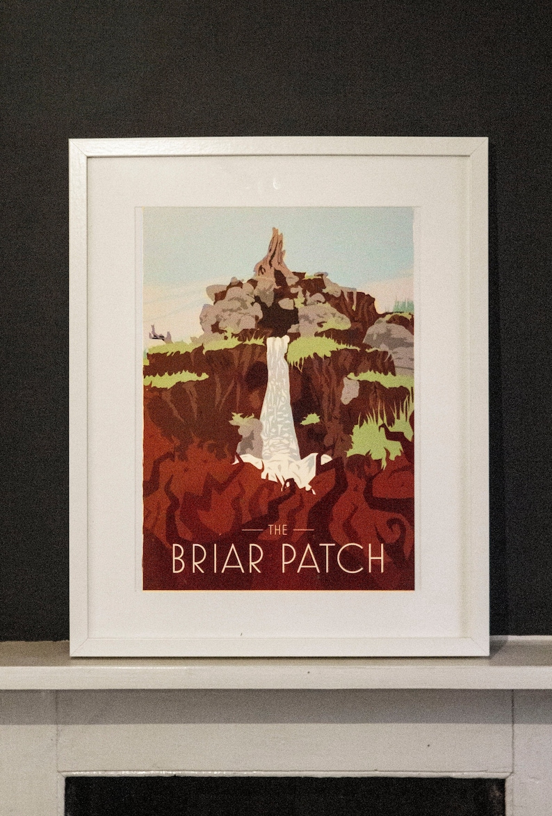 The Briar Patch | Disney Splash Mountain Inspired Print - Poster - Etsy UK