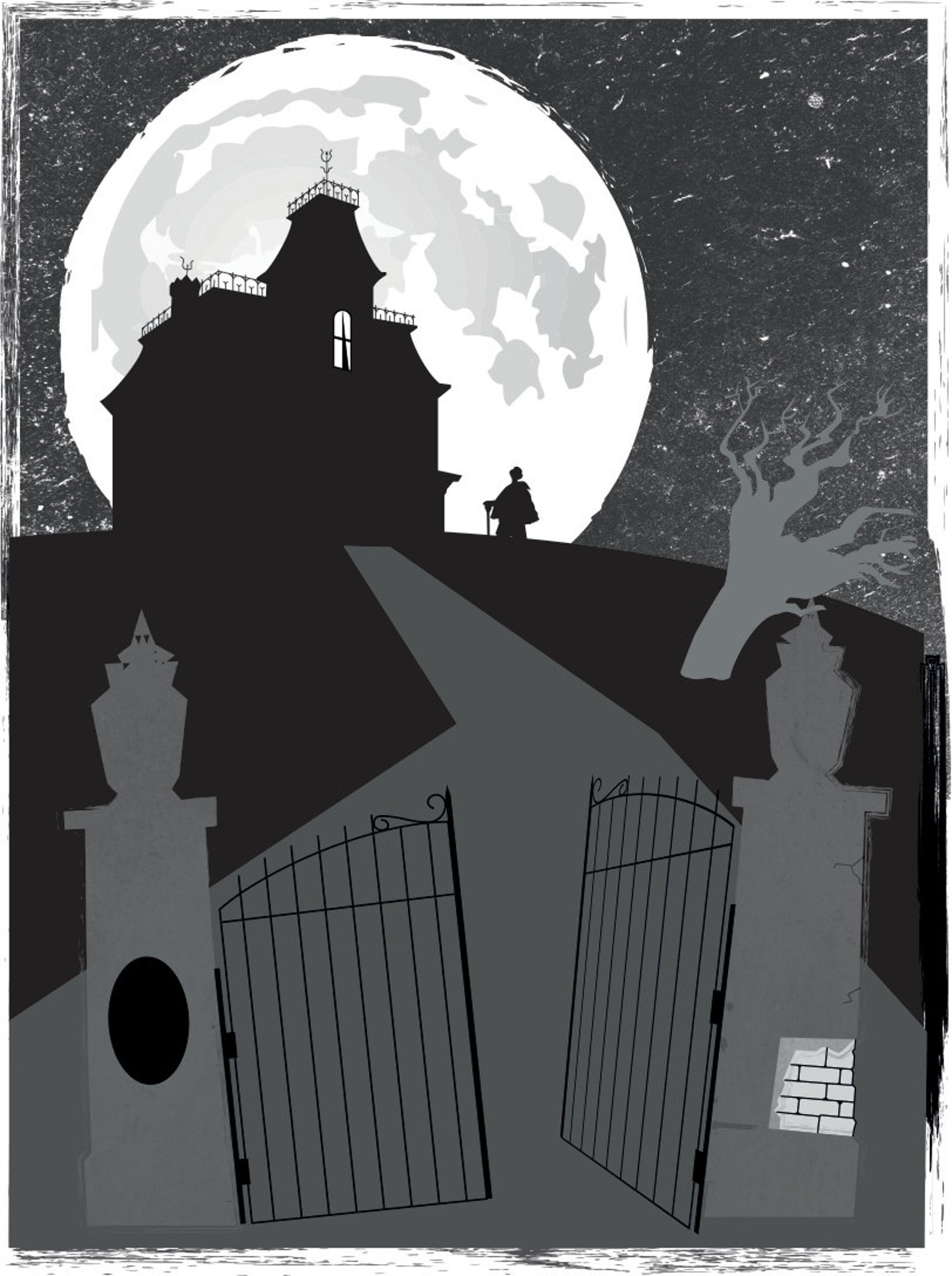 Disneyland Paris Phantom Manor Poster - Etsy