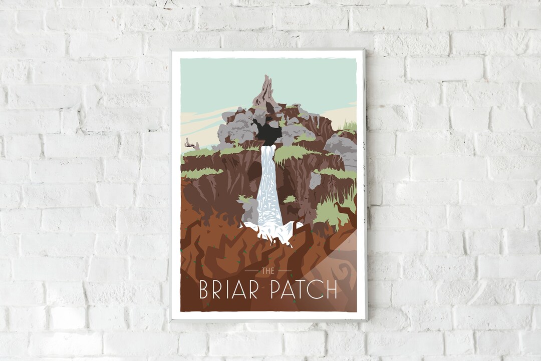 The Briar Patch Disney Splash Mountain Inspired Print Poster - Etsy