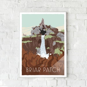 The Briar Patch Disney Splash Mountain Inspired Print Poster - Etsy