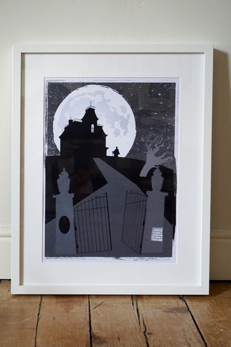 Disneyland Paris Phantom Manor Poster - Etsy