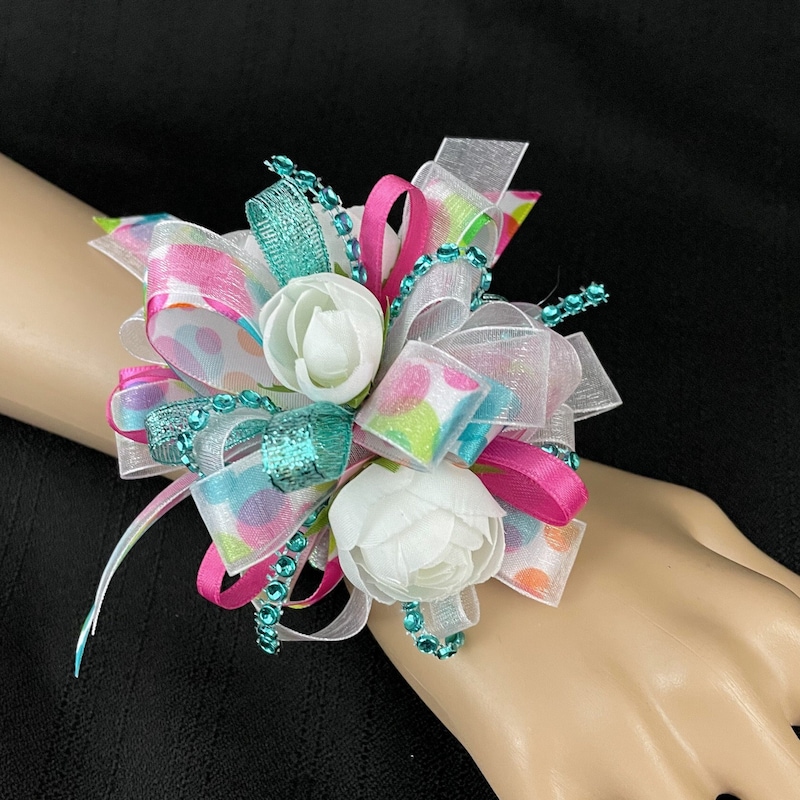 Pink Wrist Corsage - Etsy