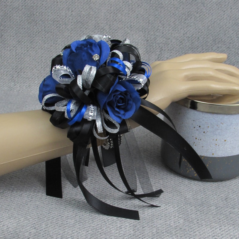 Royal Blue Corsage - Etsy