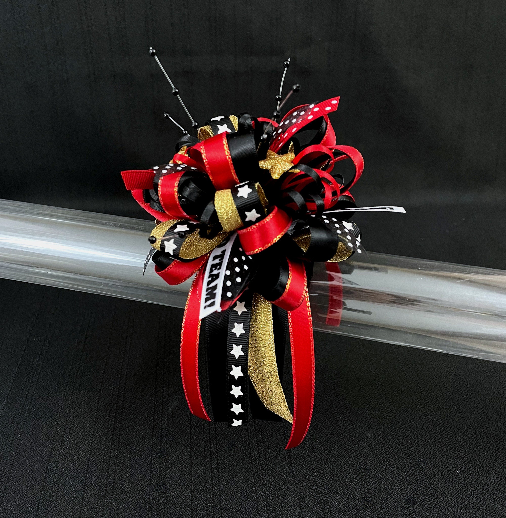 Go Team School Colors Wrist Corsage, Customize, Cheer - Etsy