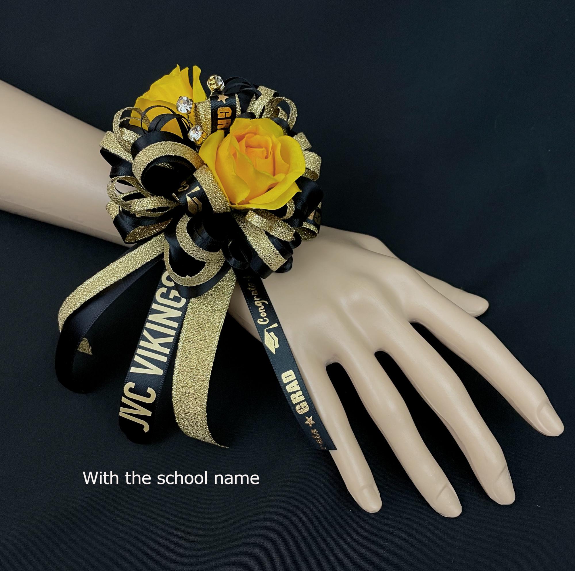 Custom Graduation Wrist Corsage, School Colors, Class of 2026 - Etsy