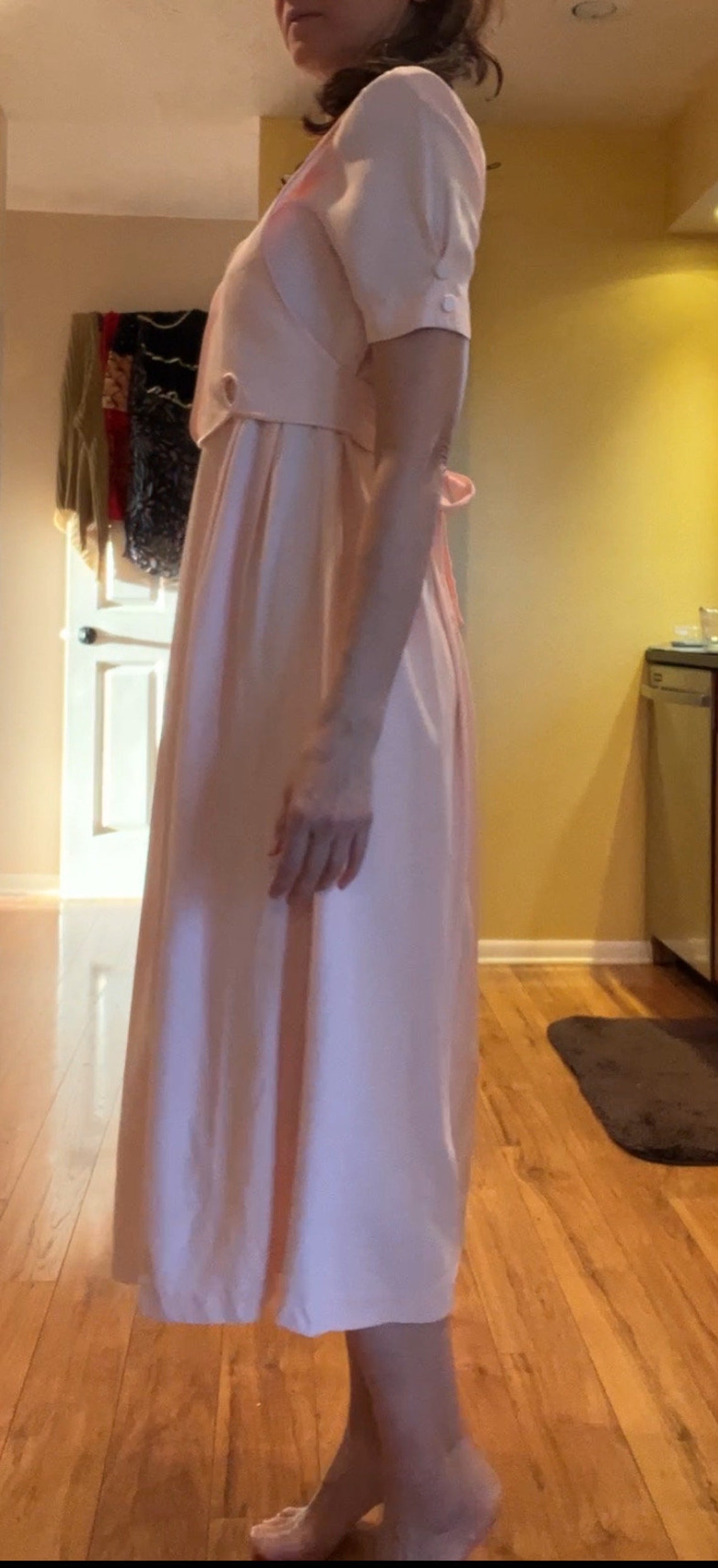 1980s Dress Pink Conservative Style - Etsy