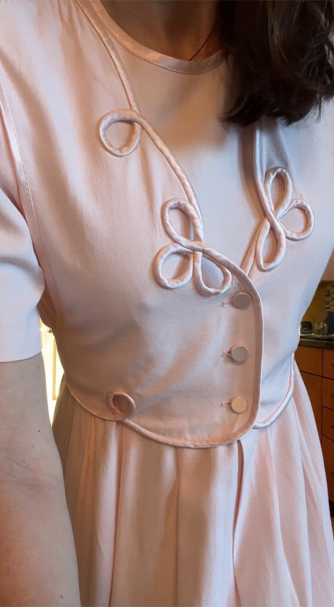 1980s Dress Pink Conservative Style - Etsy