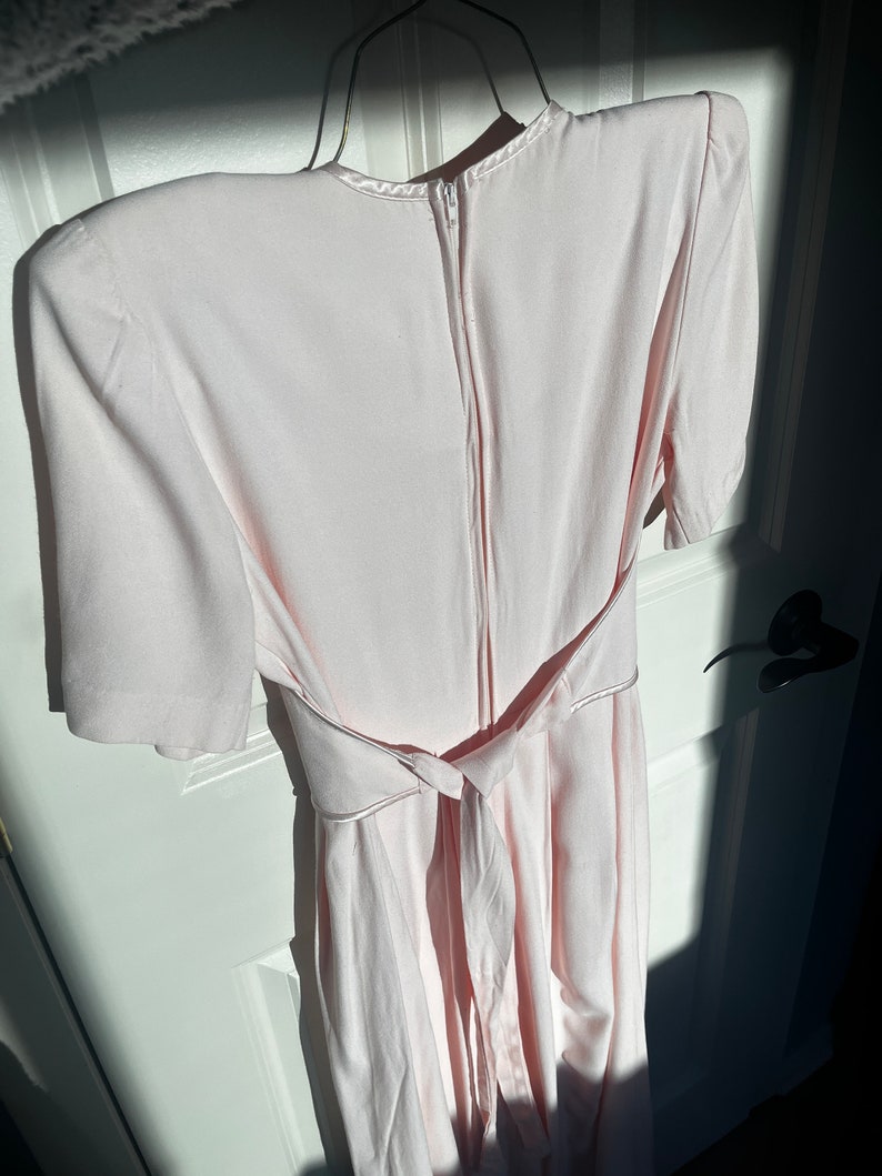 1980s Dress Pink Conservative Style - Etsy