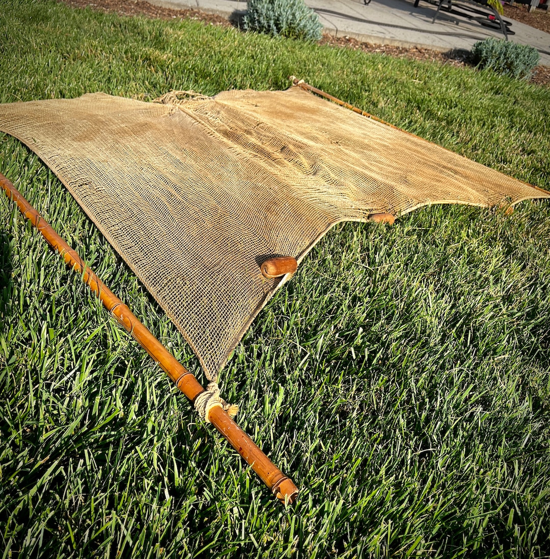 Rustic Antique Fishing Seine Net - Etsy