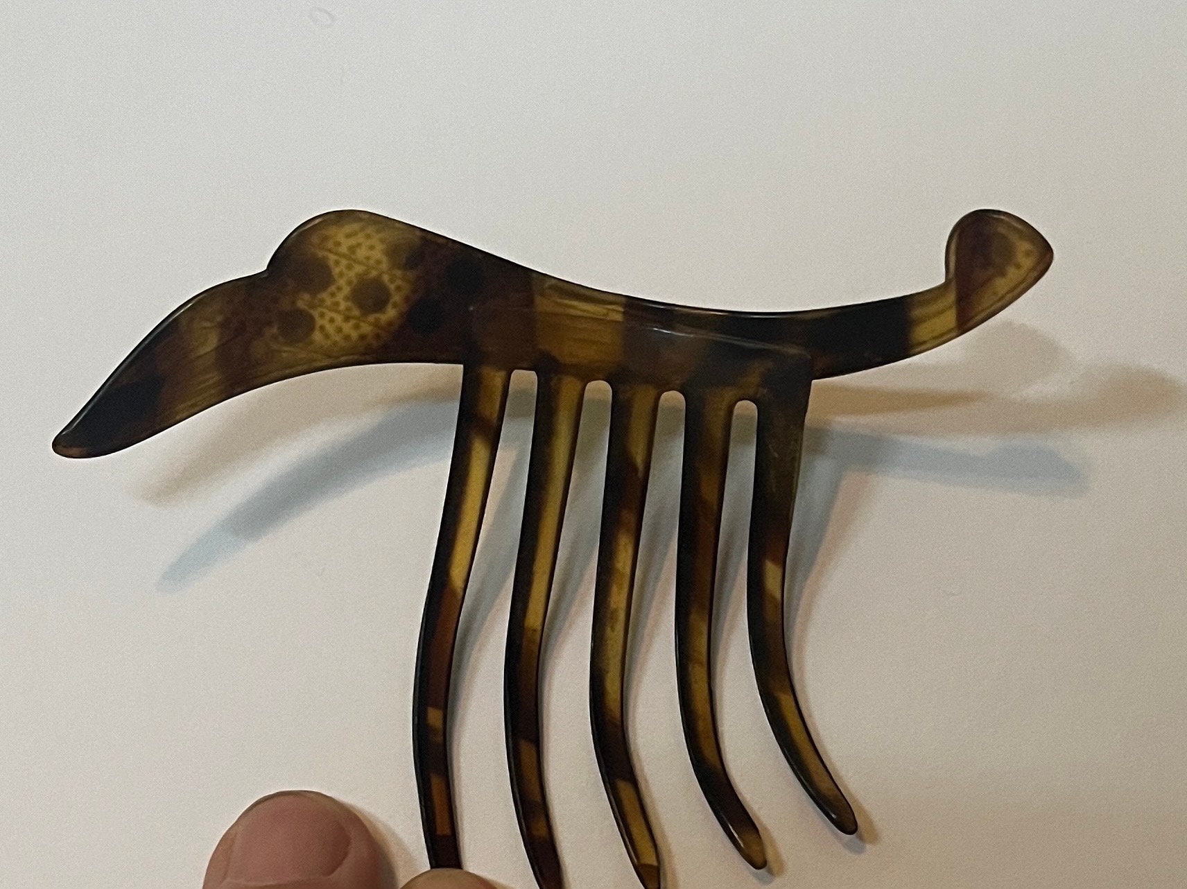 Ladylike Hair Accessory Vintage Hair Comb Tortoise Shell - Etsy